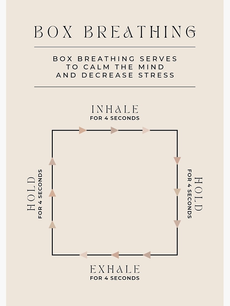 "Box Breathing | Neutral Beige on Sand | Grounding Breathing Techniques ...