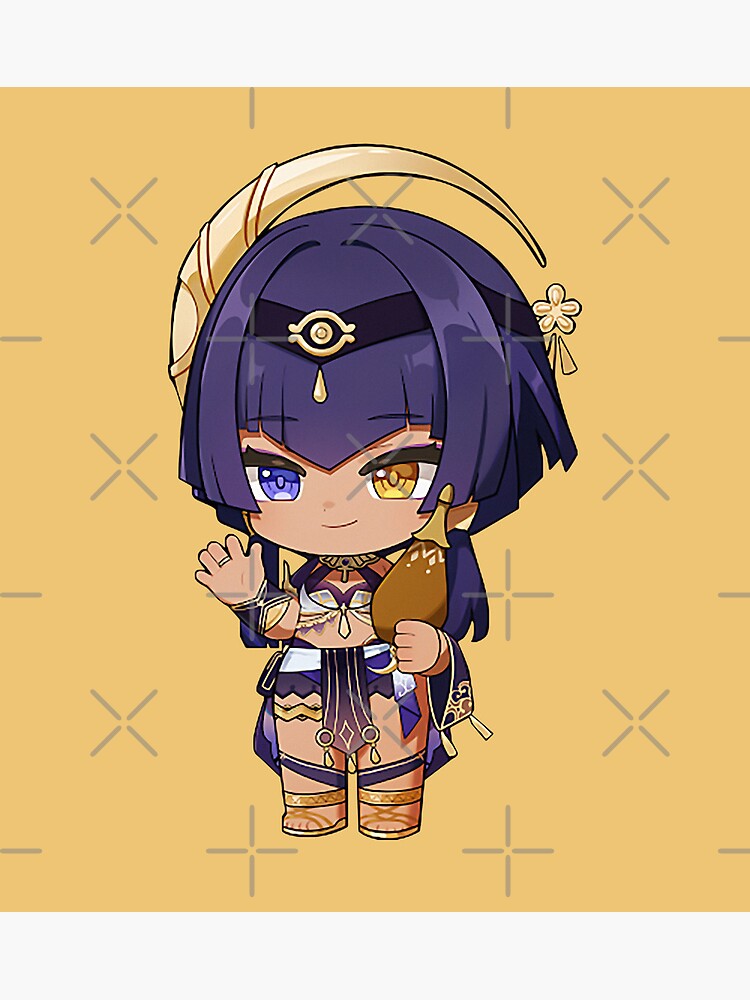 "Candace | Genshin Impact Sticker "Wave"" Art Print for Sale by ...