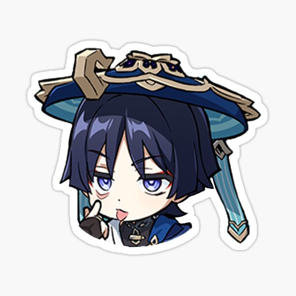 "Scaramouche Wanderer Genshin Impact" Sticker for Sale by Raivalle ...