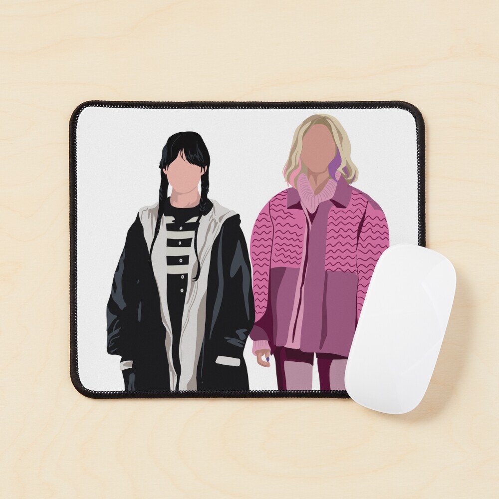 "Wednesday and Enid" Sticker for Sale by jekel1hr | Redbubble