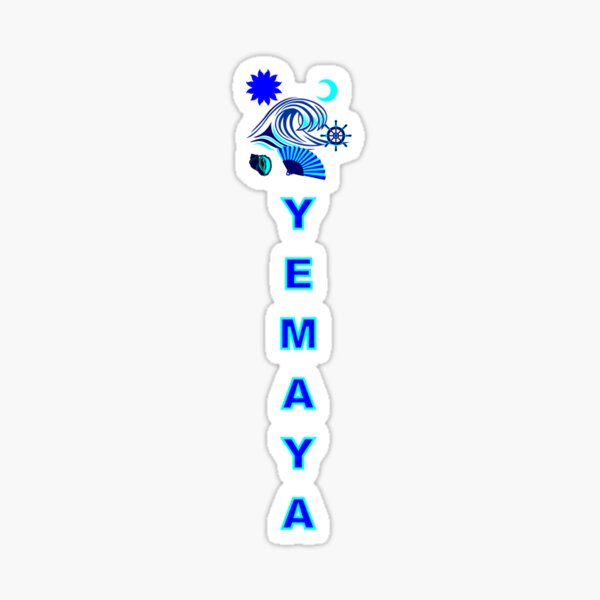 "Yemaya Vertical" Sticker by Korvus78 | Redbubble