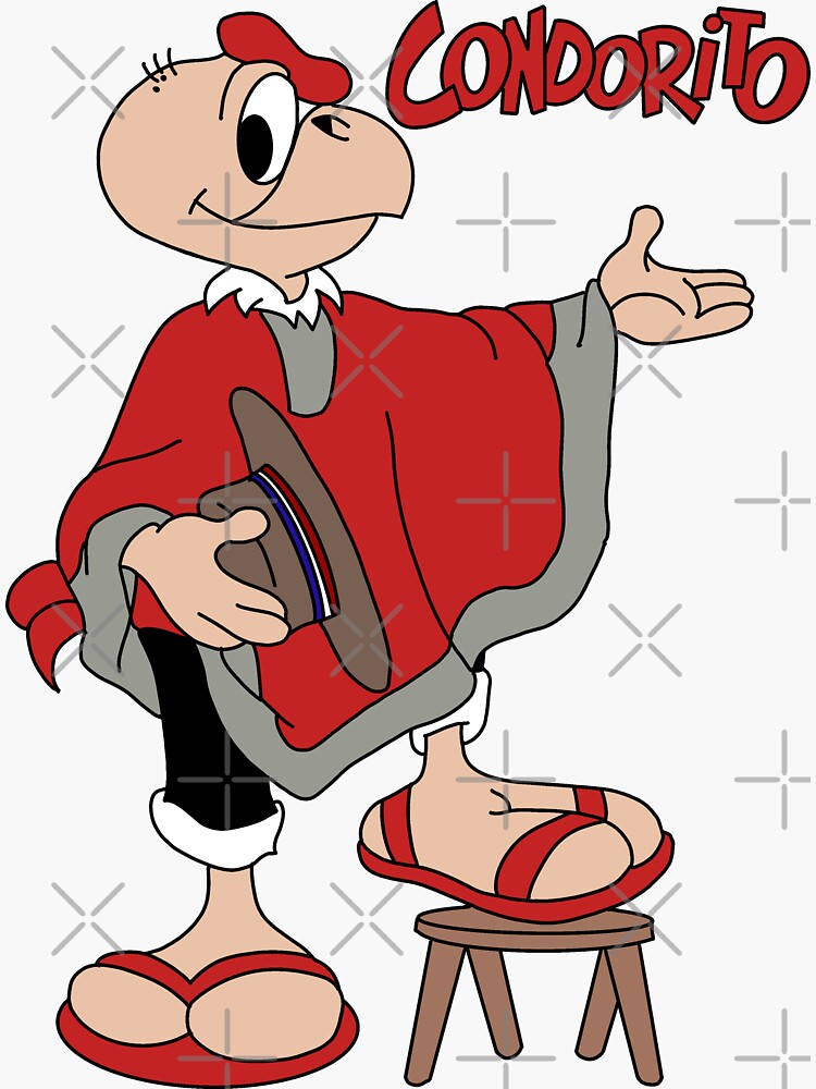 "Cowboy Condorito" Sticker for Sale by soppakbayu | Redbubble