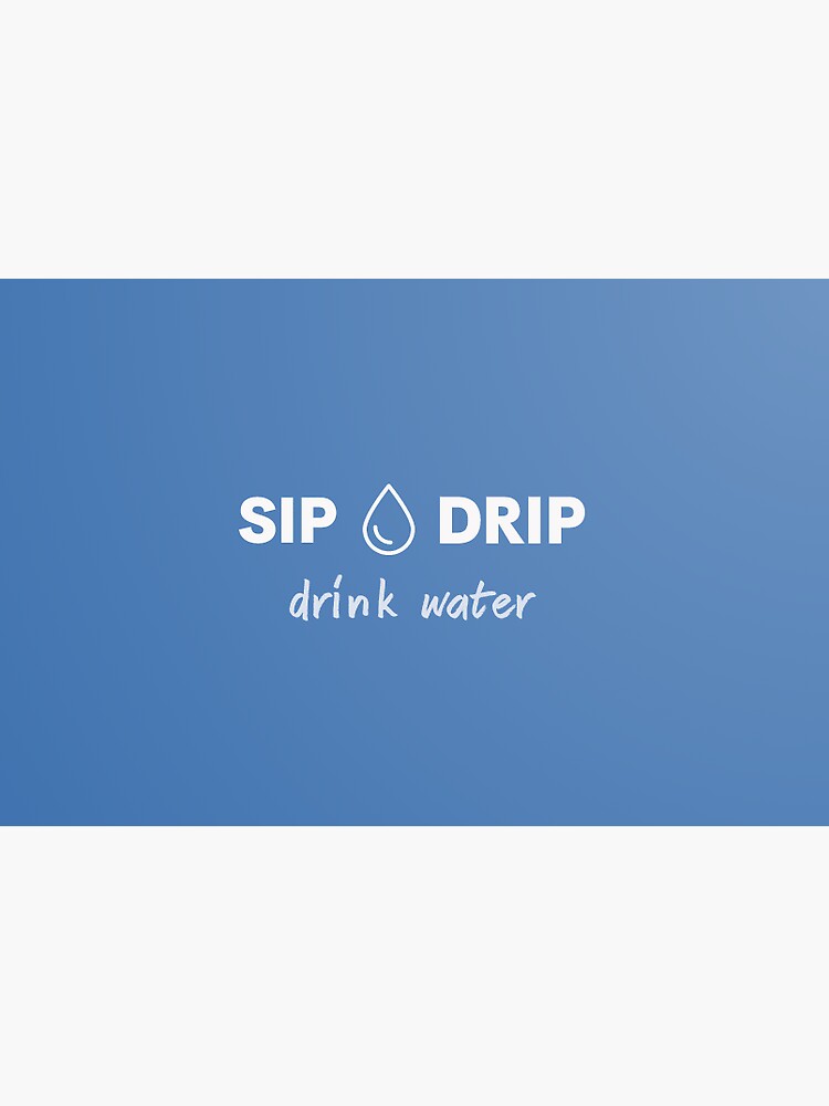 "SIP DRIP Logo" Sticker for Sale by SIPDRIP | Redbubble