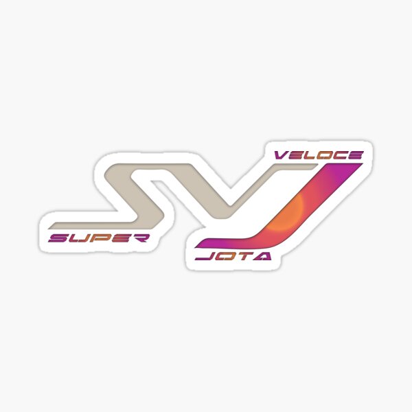 "SVJ typographic design (New Edition)" Sticker for Sale by ...