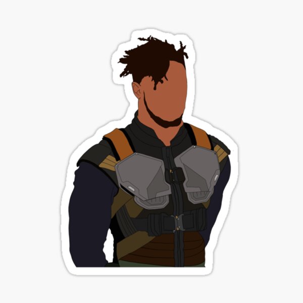 "Erik Killmonger Fan Art Premium " Sticker for Sale by JaiDashCrafts ...