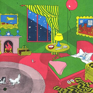 "goodnight moon" Sticker for Sale by coolhandshake | Redbubble