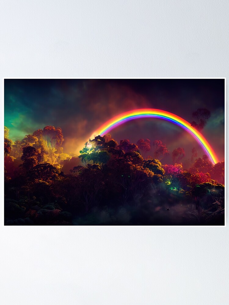 "Midnight Rainbow" Poster for Sale by ScapesLP | Redbubble
