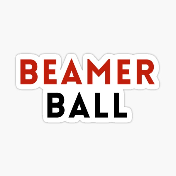 "BEAMER BALL" Sticker for Sale by Jhon-Shop | Redbubble