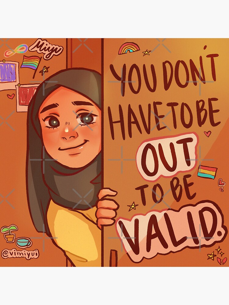 "You are Valid" Sticker for Sale by vimiyui | Redbubble