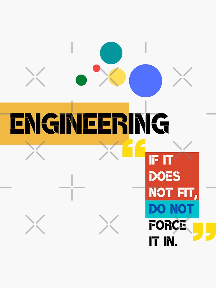 "Force Engineering" Sticker for Sale by VidrihTadej | Redbubble
