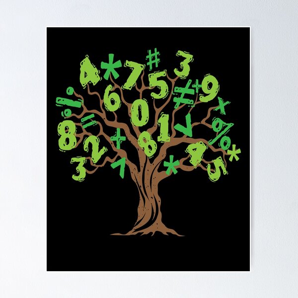 "Math Tree Math Tree Mathematics" Poster by mooon85 | Redbubble