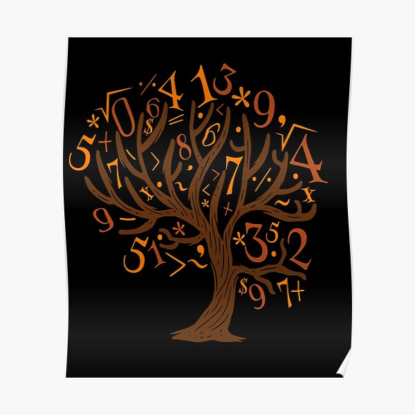 "Math Tree Math Tree Mathematics" Poster for Sale by mooon85 | Redbubble