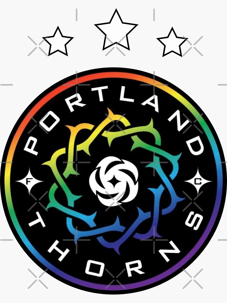 "PORTLAND THORNS PRIDE FC-NWSL" Sticker for Sale by Cotton4u | Redbubble