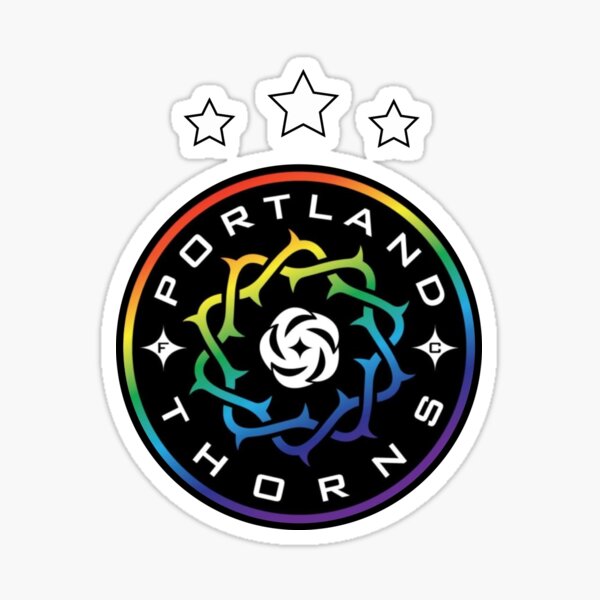 "PORTLAND THORNS PRIDE FC-NWSL" Sticker for Sale by Cotton4u | Redbubble