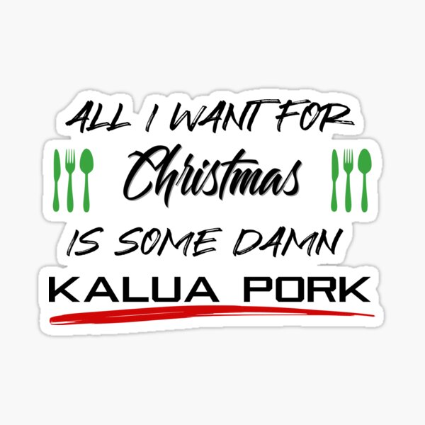 "Hawaiian food" Sticker for Sale by PolyMicroMela | Redbubble