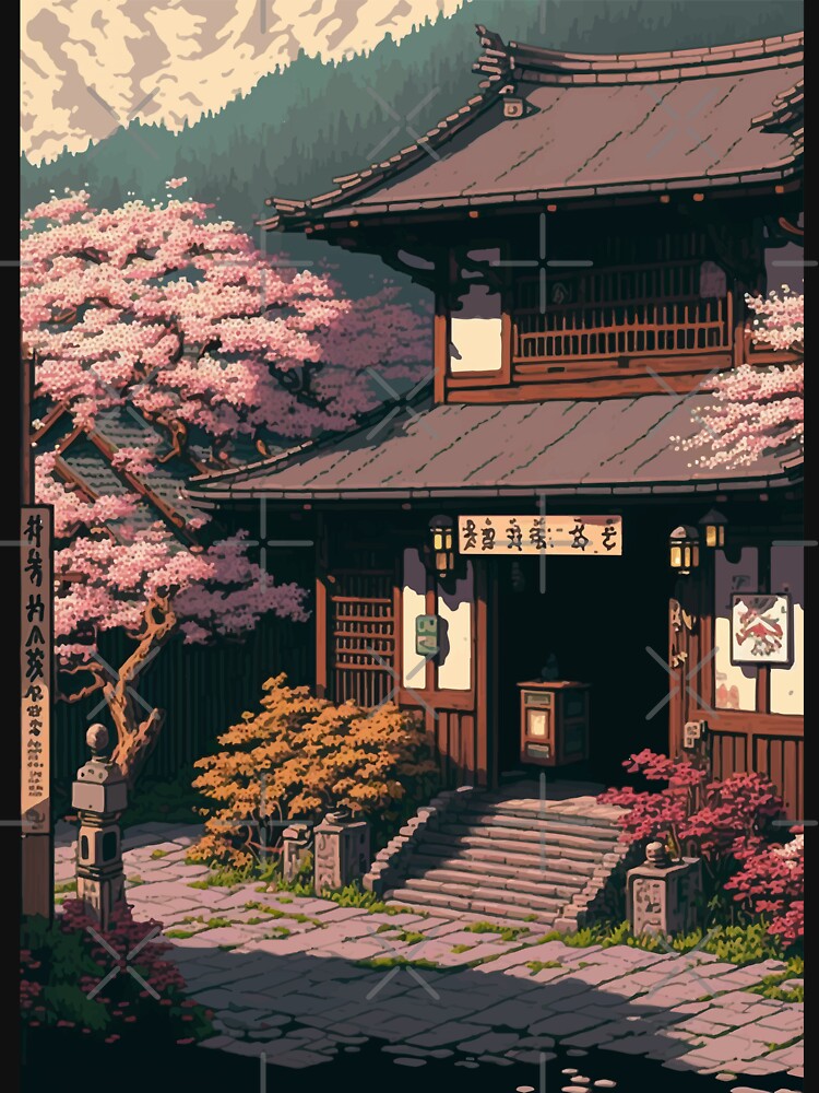 "Japan Pixel art" T-shirt for Sale by mutasimmh | Redbubble | japan t ...