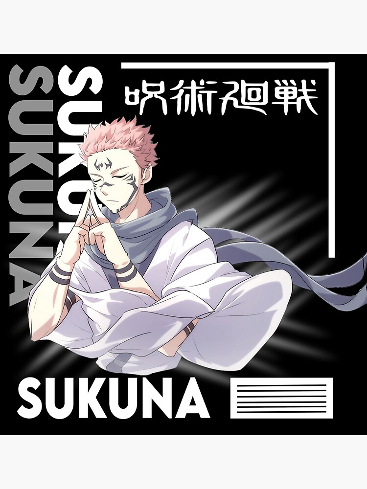" Sukuna Sticker" Sticker for Sale by Lux45 | Redbubble
