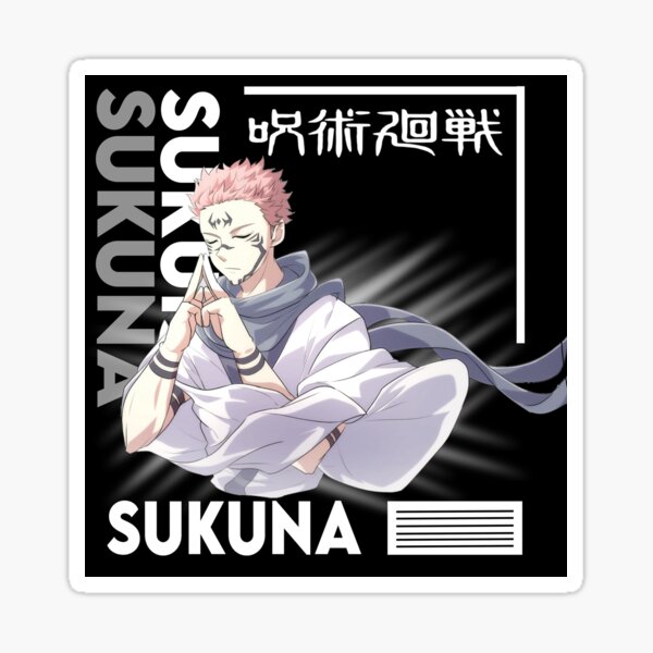 " Sukuna Sticker" Sticker for Sale by Lux45 | Redbubble