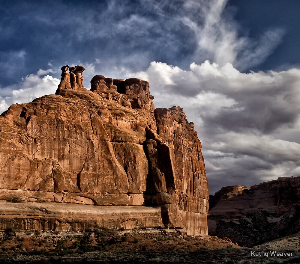 "The Three Sisters - Arches National Park, Utah" by Kathy Weaver ...