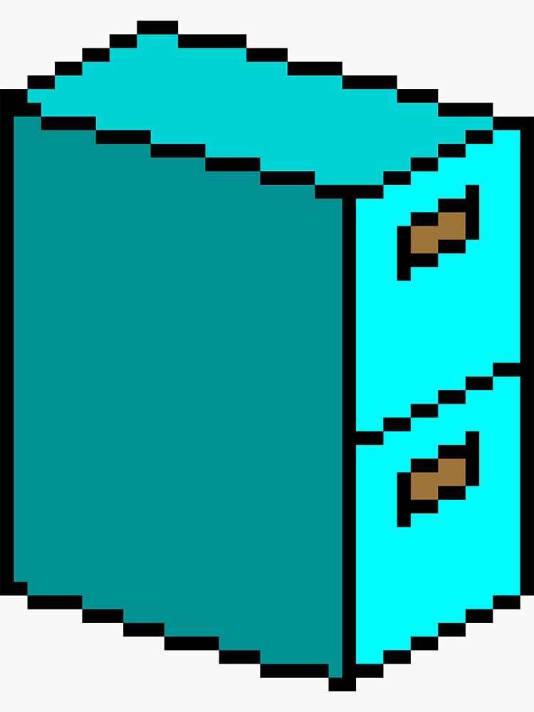 "Cabinet Pixel Art" Sticker for Sale by stikitot | Redbubble