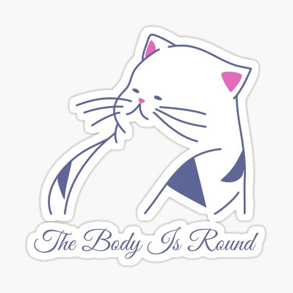 "The Body Is Round Pallas Cat Zoo Animal" Sticker for Sale by ...