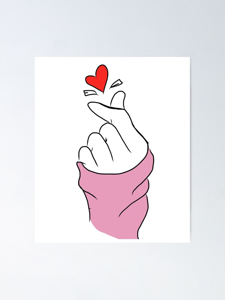 "K-drama Love Symbol" Poster for Sale by Arida4 | Redbubble