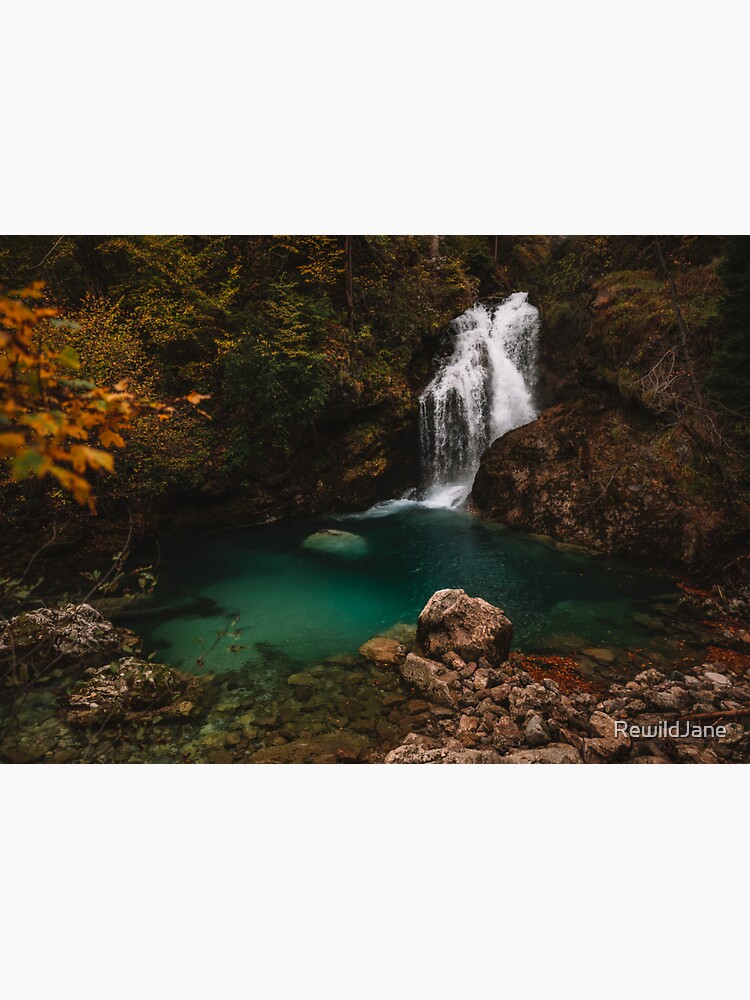 "Waterfall" Sticker for Sale by RewildJane | Redbubble