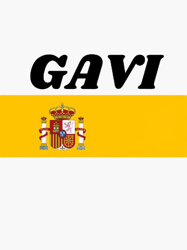 "GAVI T-SHIRT" Sticker for Sale by SenhajiWorld | Redbubble