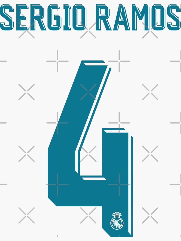 "Sergio Ramos 2018" Sticker for Sale by pvdesign | Redbubble