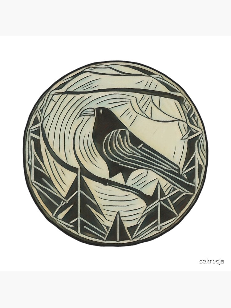 "Celtic crow" Poster for Sale by sekrecja | Redbubble