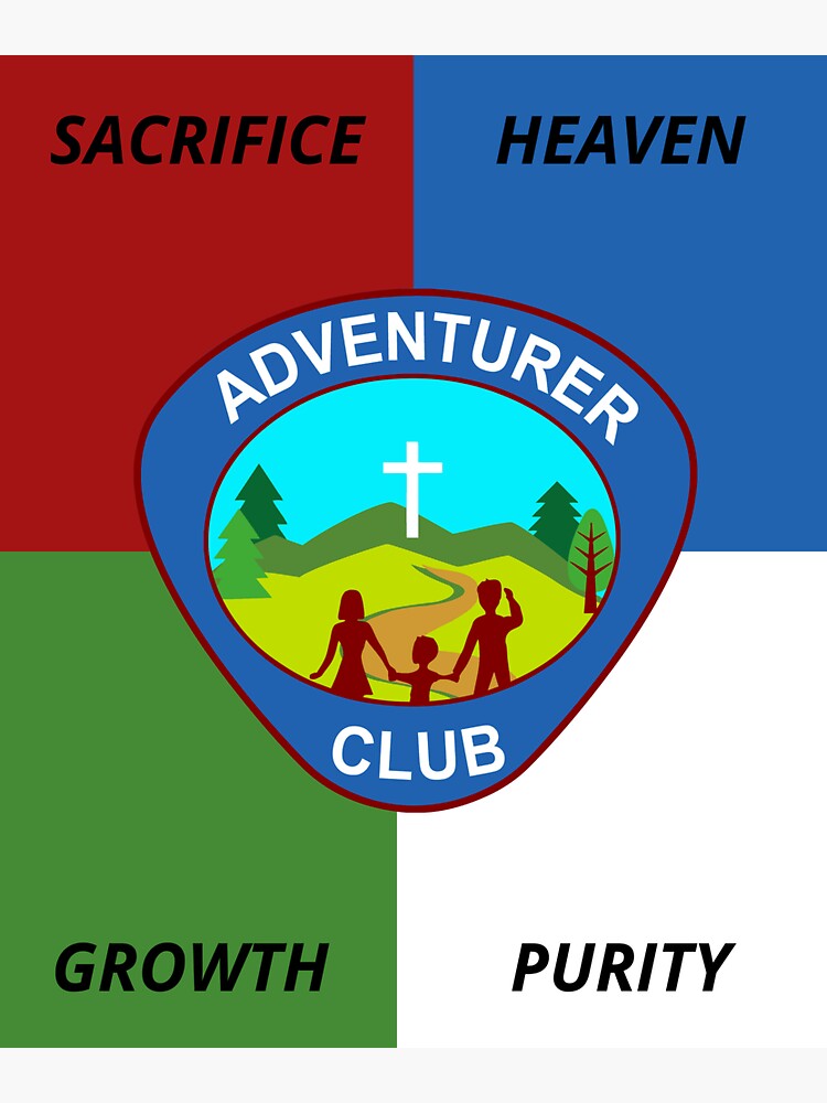 "Adventurer Club Colourful sticker" Sticker for Sale by Kei-Infinty ...