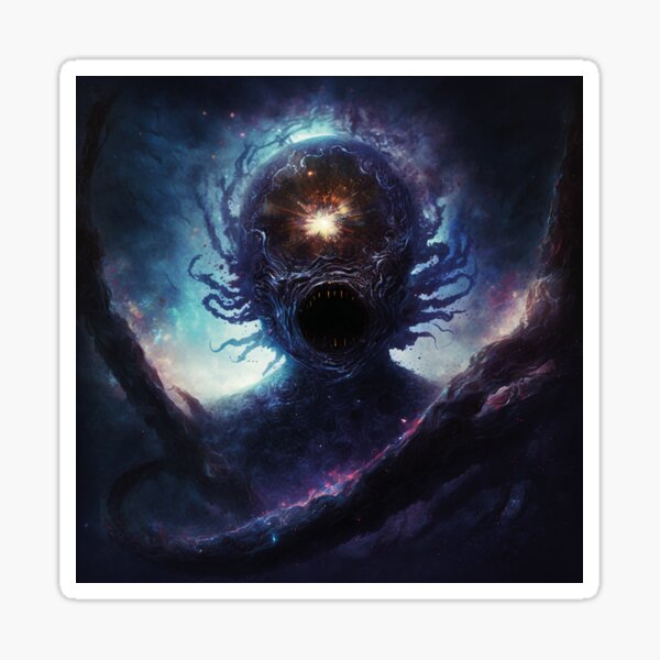 "Cosmic Horror: Azathoth" Sticker for Sale by ai-miilk | Redbubble