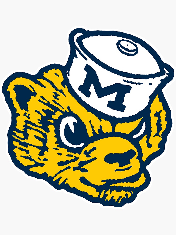 "Michigan Football Big Ten Champs Football Championship" Sticker for ...