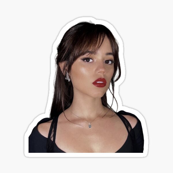 "jenna ortega" Sticker for Sale by faberi | Redbubble