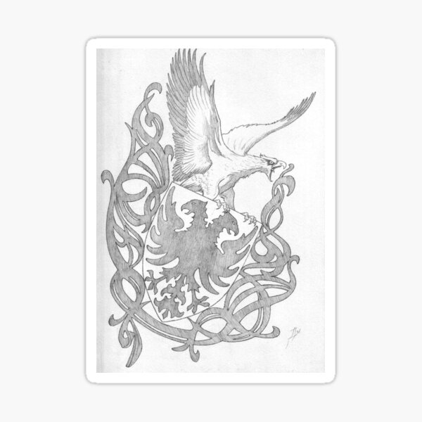 Pegatina «Escudo de armas» de DimArt | Redbubble
