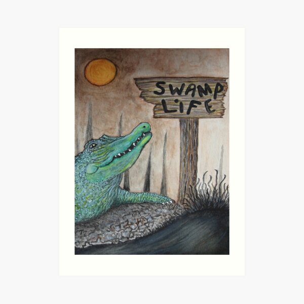 "Swamp Life" Art Print by Tbrown13 | Redbubble