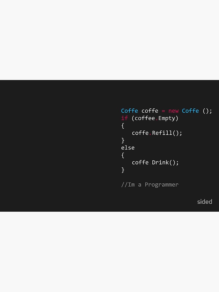 "Coding Coffee Programing" Coffee Mug for Sale by sided | Redbubble