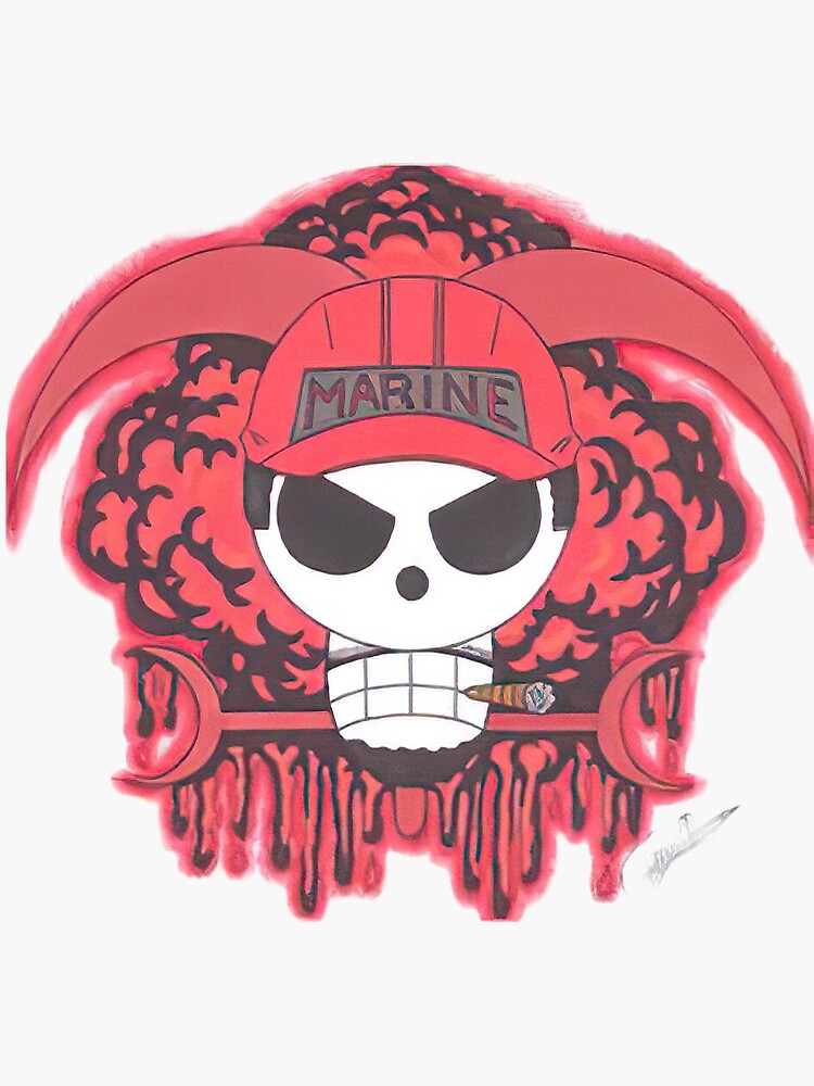 "Akainu drawing" Sticker for Sale by KamboArt | Redbubble