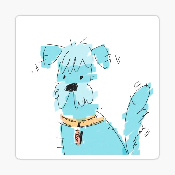 "Blue Bobby" Sticker for Sale by ExploreTheBasic | Redbubble