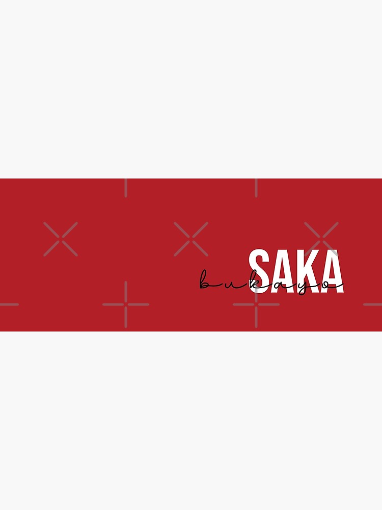 "Bukayo Saka - Bold Cursive 22/23 Season" Art Print for Sale by ...
