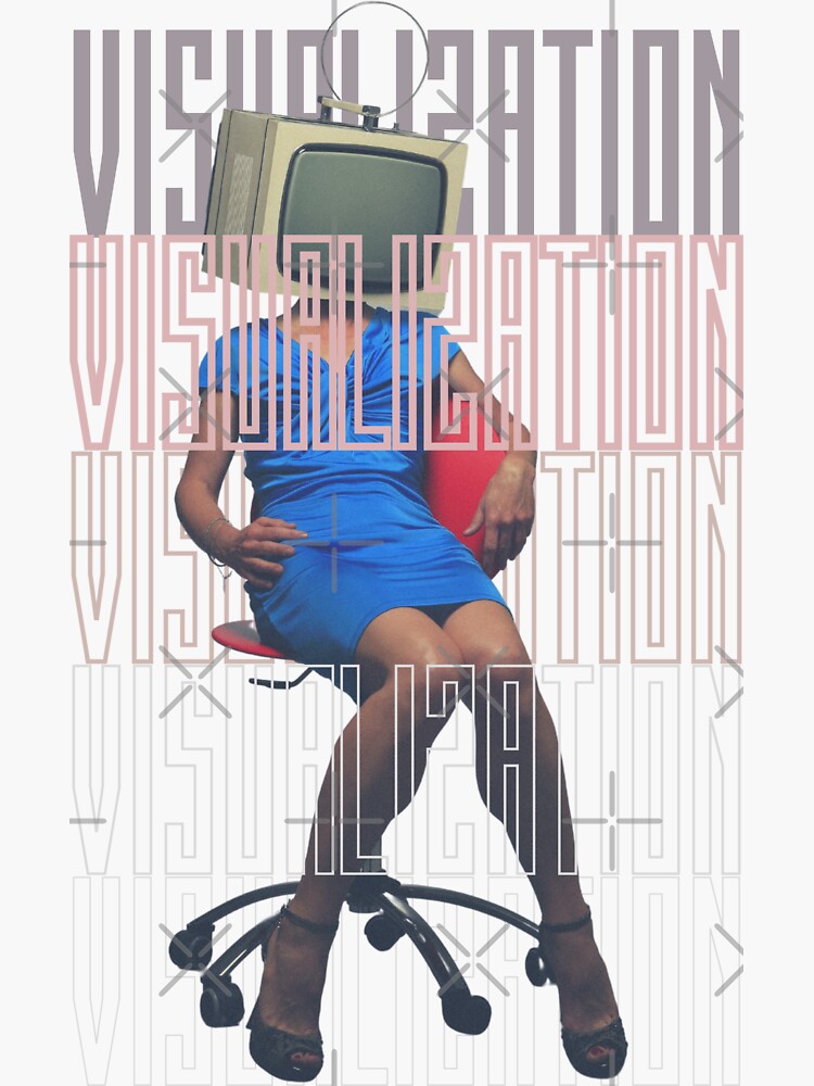 "Visualization" Sticker for Sale by MetalMoon | Redbubble