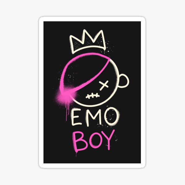 "Emo Boy Graffiti - Y2k aesthetic" Sticker for Sale by annomaria ...