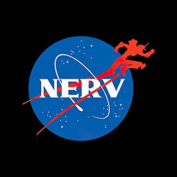 "NERV NASA" Sticker for Sale by TaorionZ | Redbubble