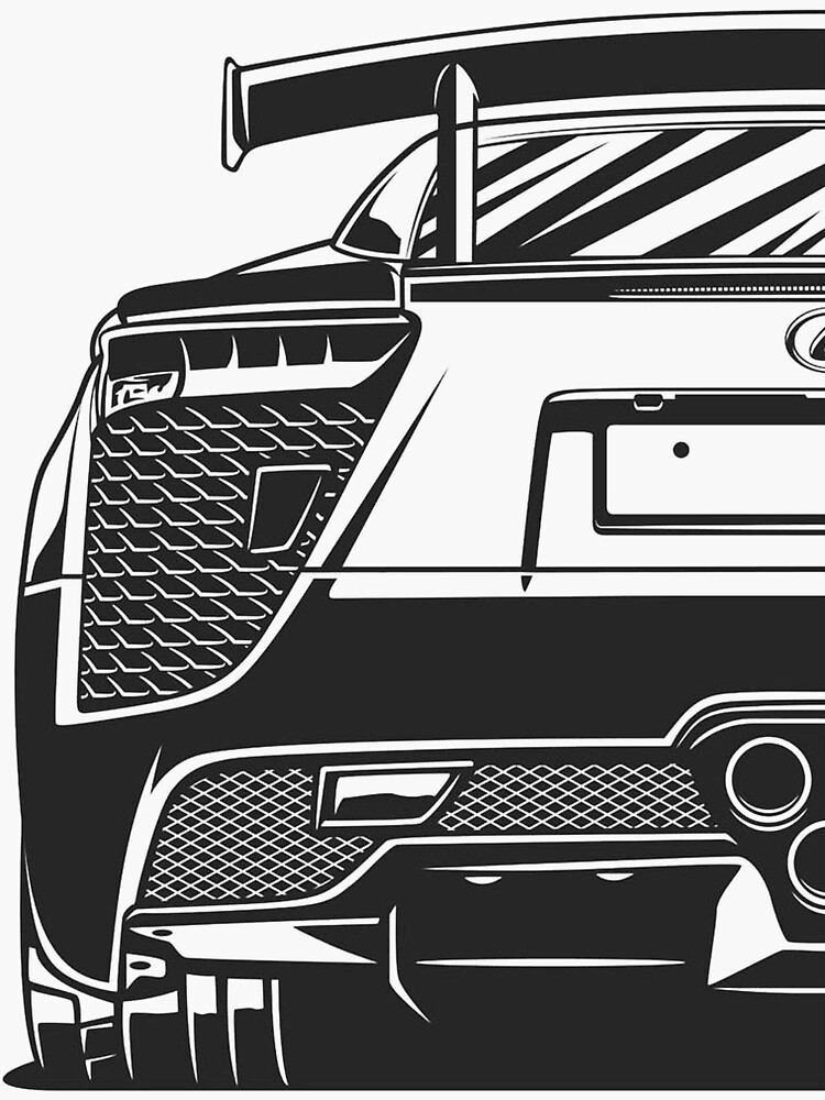 "JDM car lexus lfa" Sticker for Sale by Thecynex | Redbubble
