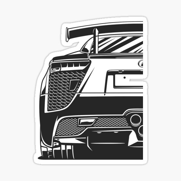 "JDM car lexus lfa" Sticker for Sale by Thecynex | Redbubble