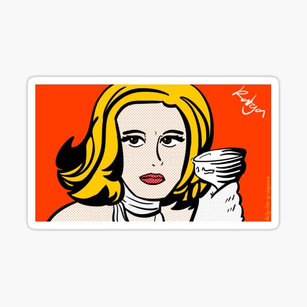 "Katya" Sticker for Sale by Zeldorkle | Redbubble