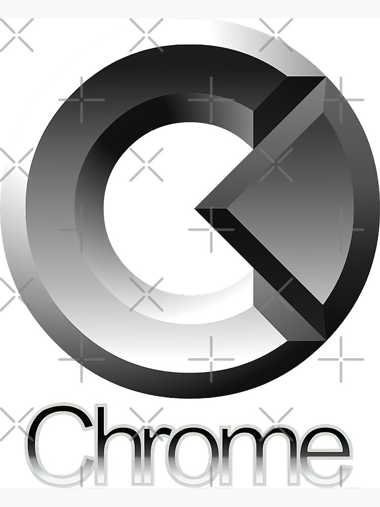 "Armored Core Chrome Corporate logo" Poster for Sale by Retired-Ninja ...