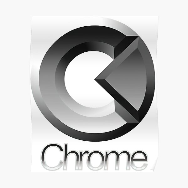 "Armored Core Chrome Corporate logo" Poster for Sale by Retired-Ninja ...