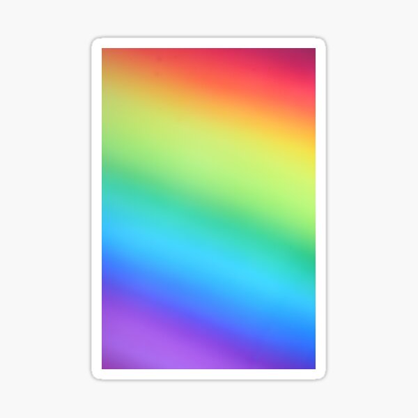 Rainbow Gradient Sticker For Sale By Newburyboutique Redbubble