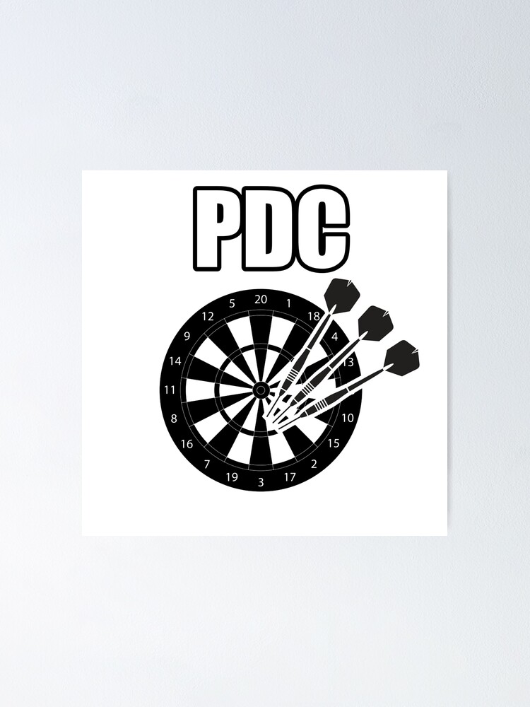 "DARTS PDC 2022‑PDC 2022" Poster for Sale by Rincones | Redbubble